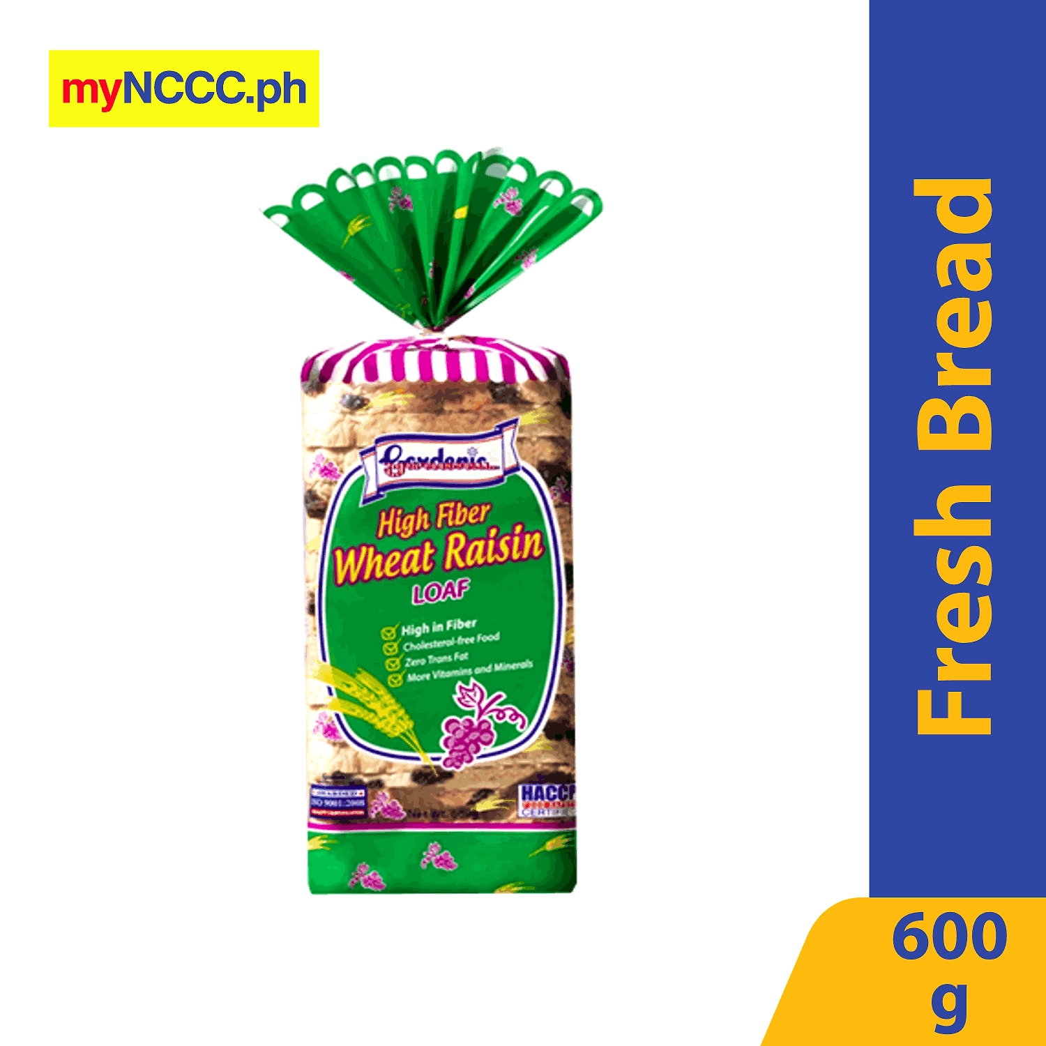 Gardenia High Fiber Wheat Raisin Loaf 600g Tagum Mall