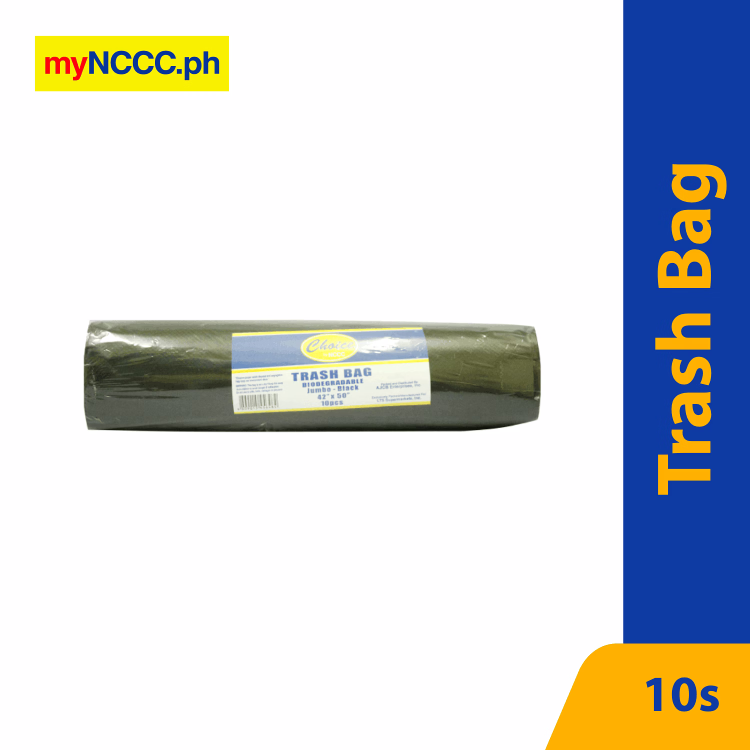 Choice Bio Trash Bag Black Jumbo 10s - | Tagum Mall