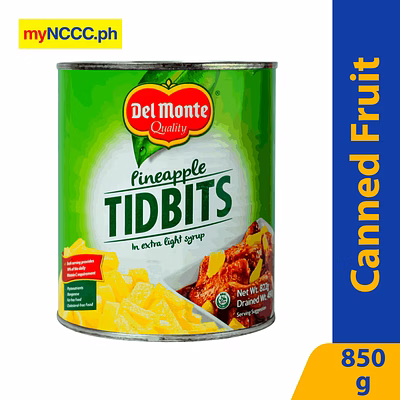 Del Monte Pineapple Tidbits #2.5 850g - | Tagum Mall