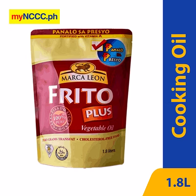 Frito Plus Vegetable Oil Stand-up Pouch 1.8L - | Tagum Mall