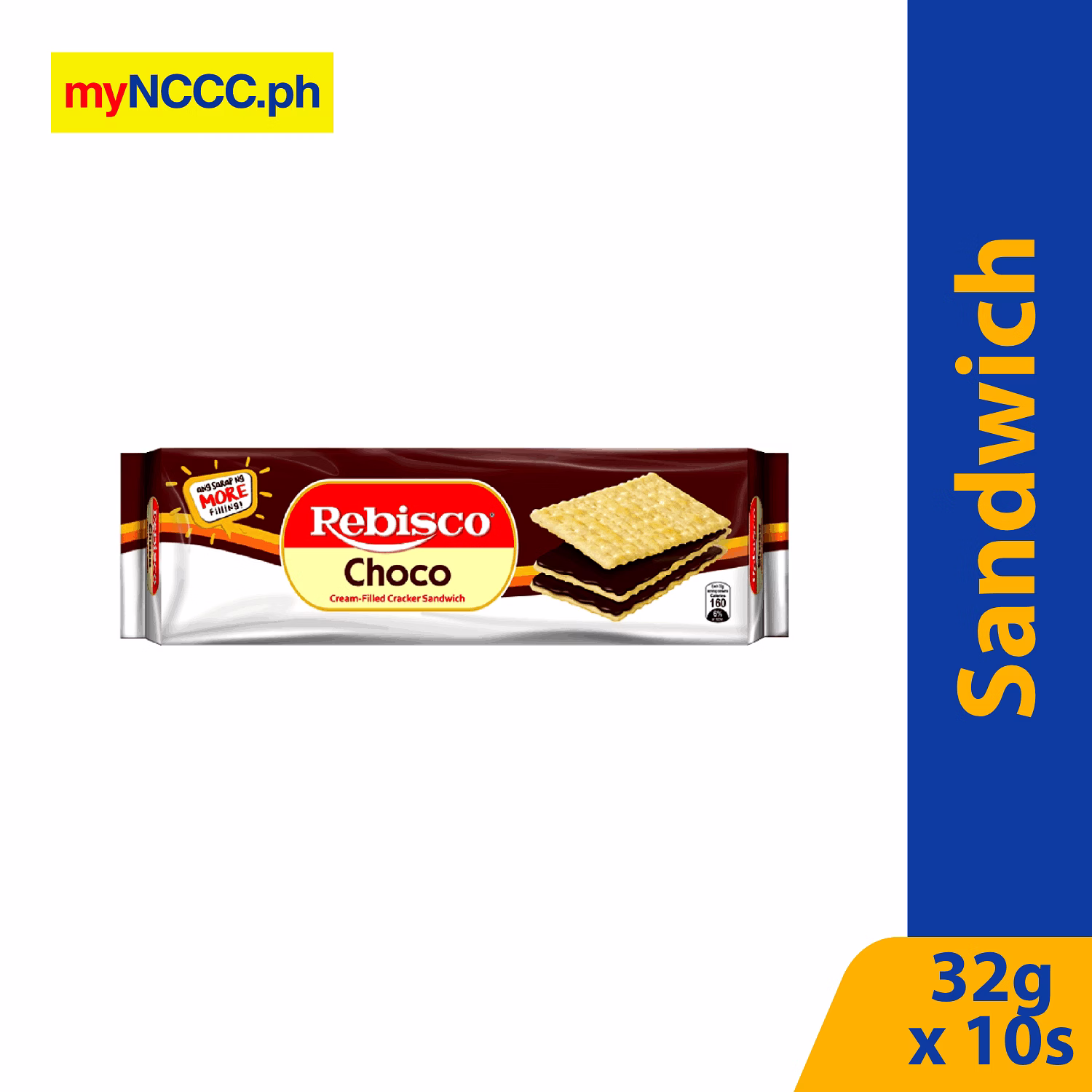Rebisco Sandwich Choco 32gx10s - | Tagum Mall