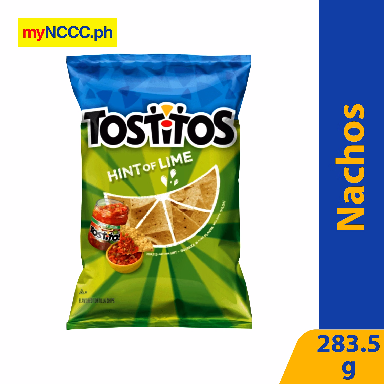 Tostitos Hint of Lime Tortilla Chips 283.5g - | Tagum Mall