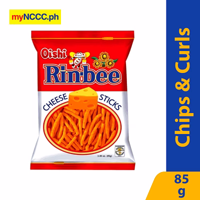 Oishi Rinbee Cheese Sticks 85g - | Tagum Mall