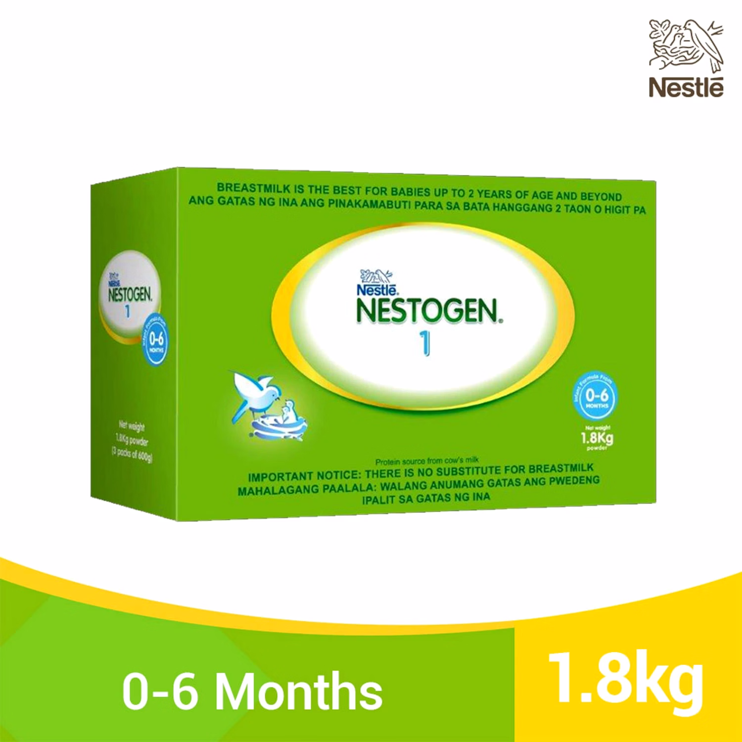 Nestogen 1 for 0-6 Months Old 1.8kg - | Tagum Mall