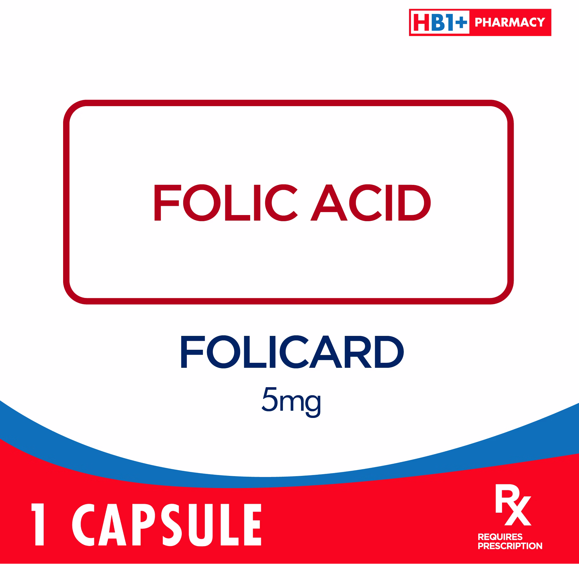 Folicard 5mg Capsule - | Tagum Mall