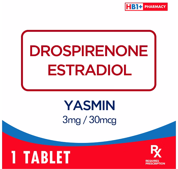 Yasmin 3mg / 30mcg Tablet - | Tagum Mall