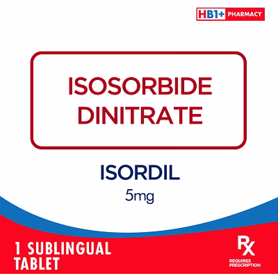 Isordil 5mg Sublingual Tablet - | Tagum Mall