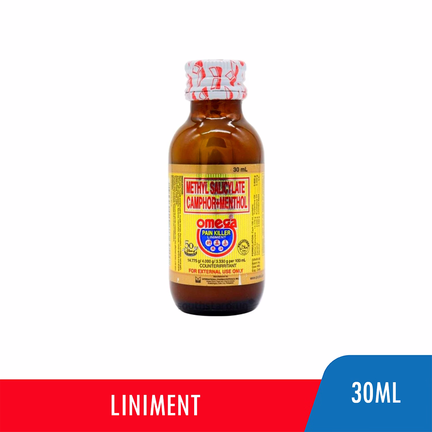Omega Pain Killer Liniment 30ml - | Tagum Mall