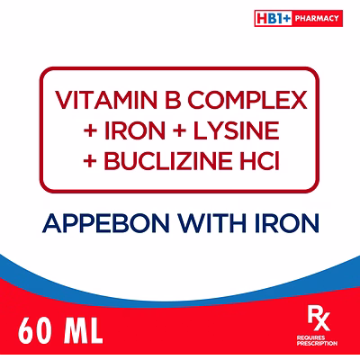 Appebon with Iron 60ml Syrup - | Tagum Mall