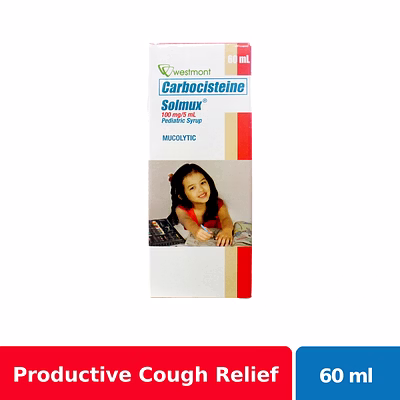 Solmux 100mg 60ml Pediatric Syrup - | Tagum Mall