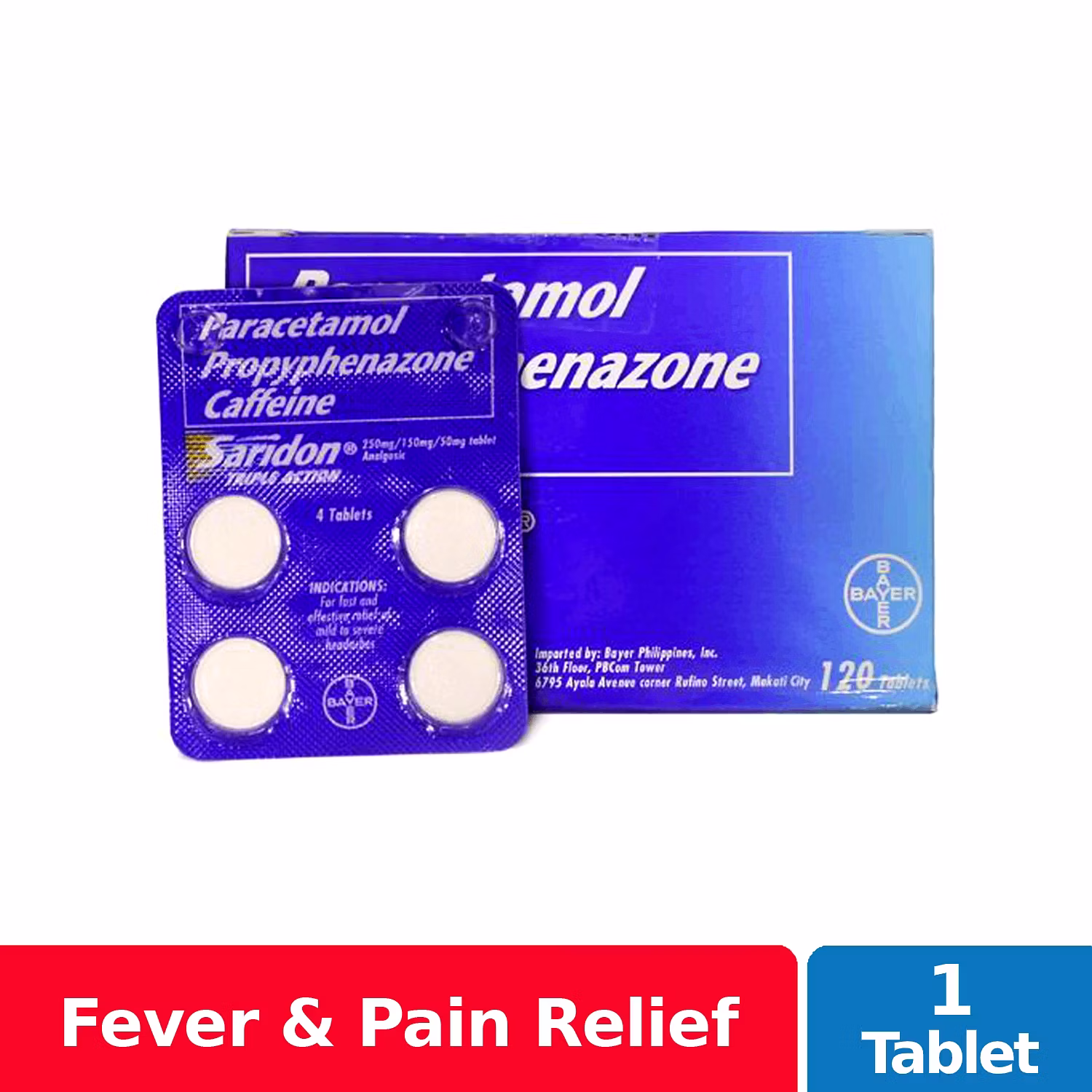 Saridon Triple Action Tablet - | Tagum Mall