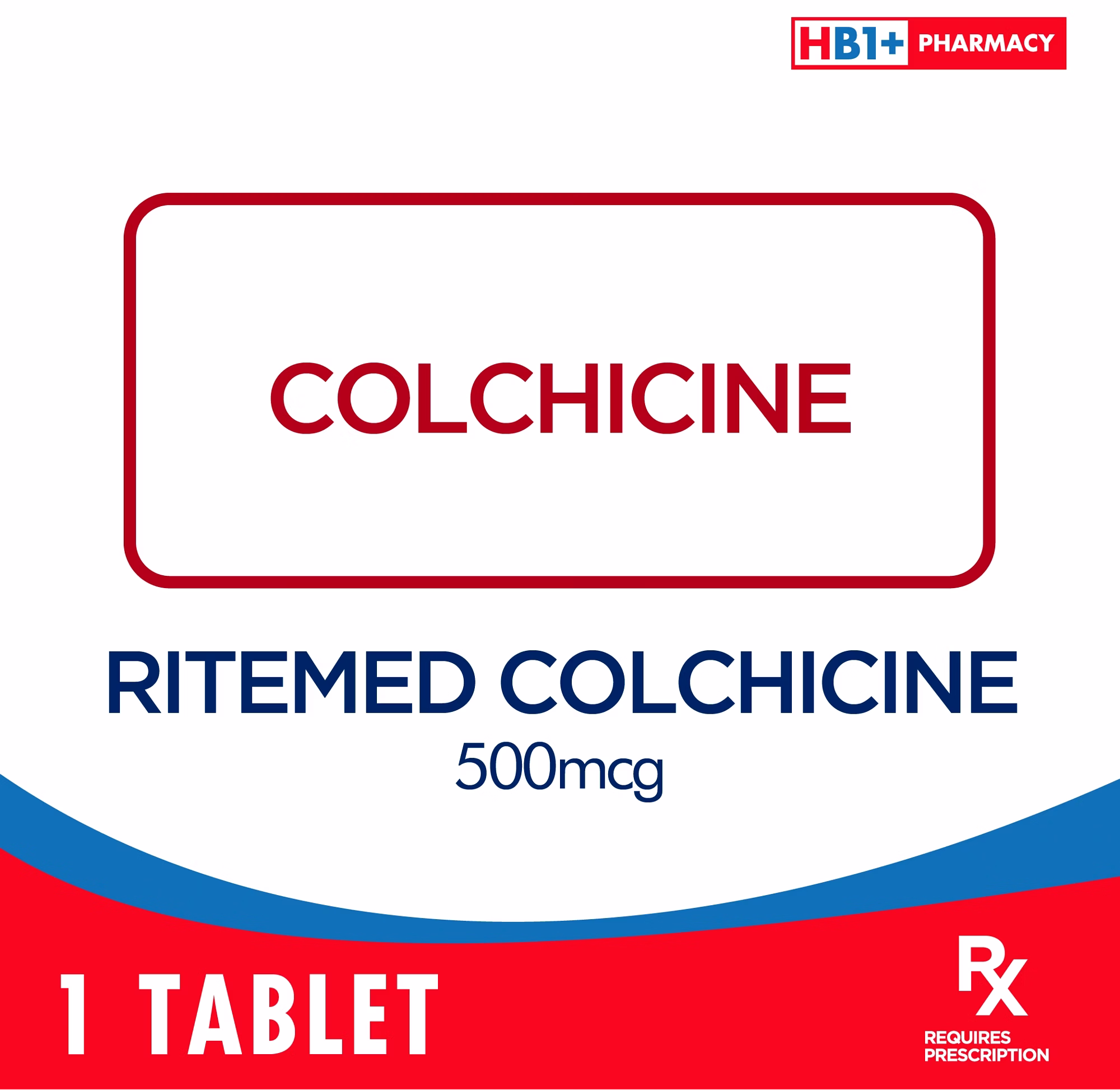 Ritemed Colchicine 500mcg Tablet - | Tagum Mall