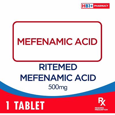 Ritemed Mefenamic Acid 500mg Tablet - | Tagum Mall