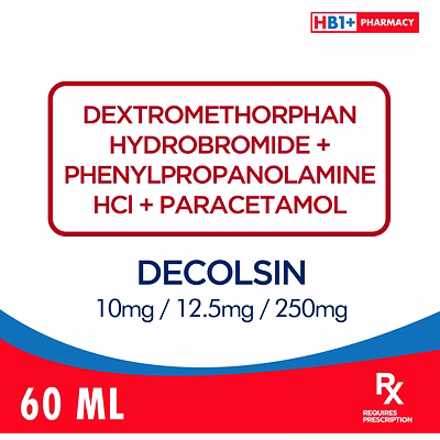 Decolsin 10mg / 12.5mg / 250mg 60ml - | Tagum Mall
