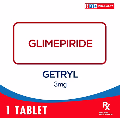 Getryl 3mg Tablet - | Tagum Mall