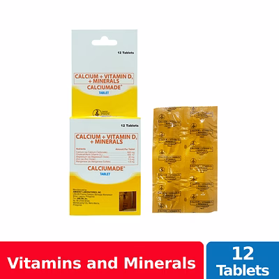 Calciumade 12s Tablet - | Palawan Mall