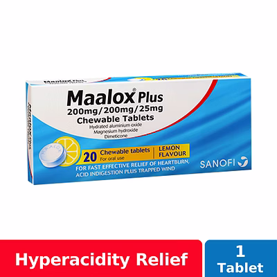 Maalox Plus Tablet 1 - | Palawan Mall