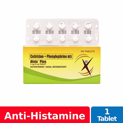 Alnix Plus 5mg/10mg Tablet - | Palawan Mall