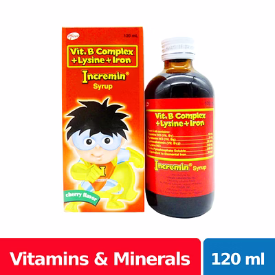 Incremin with Iron 120ml Cherry Flavor Syrup - | Palawan Mall