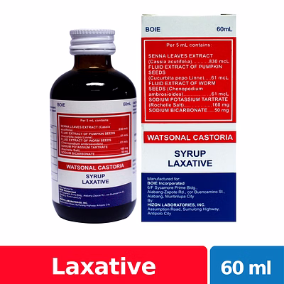 Castoria Laxative 60ml Syrup - | Palawan Mall