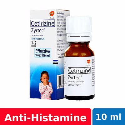 Zyrtec 10mg/ml 10ml Drops - | Palawan Mall