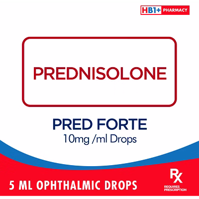 Pred Forte 10mg /ml Drops 5ml Ophthalmic Drops - | Palawan Mall