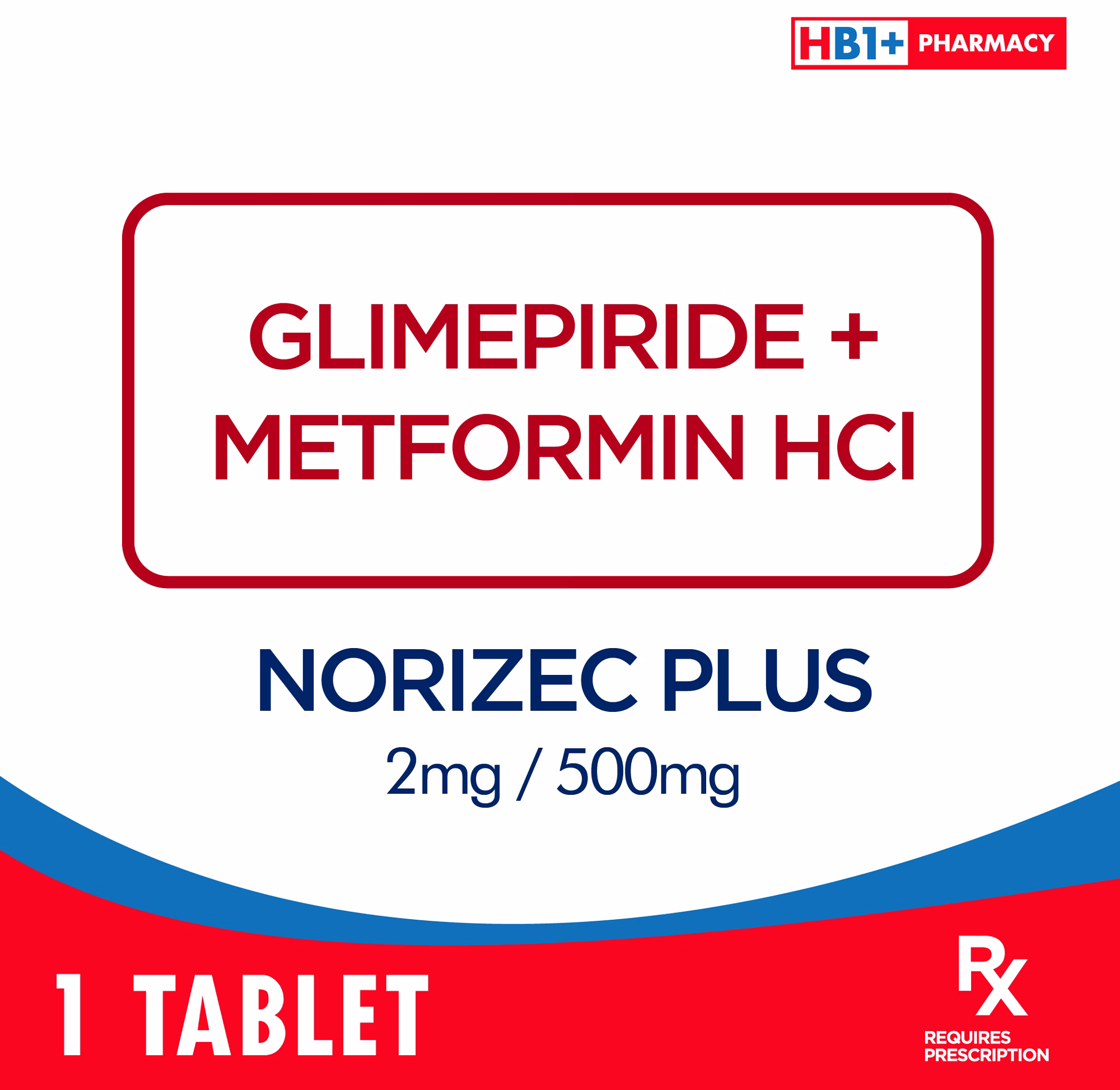 Norizec Plus 2mg / 500mg Tablet - | Palawan Mall