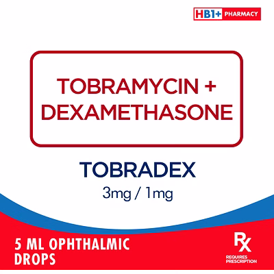 Tobradex 3mg / 1mg 5ml Ophthalmic Drops - | Palawan Mall