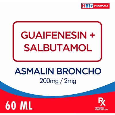 Asmalin Broncho 200mg / 2mg 60ml - | Palawan Mall
