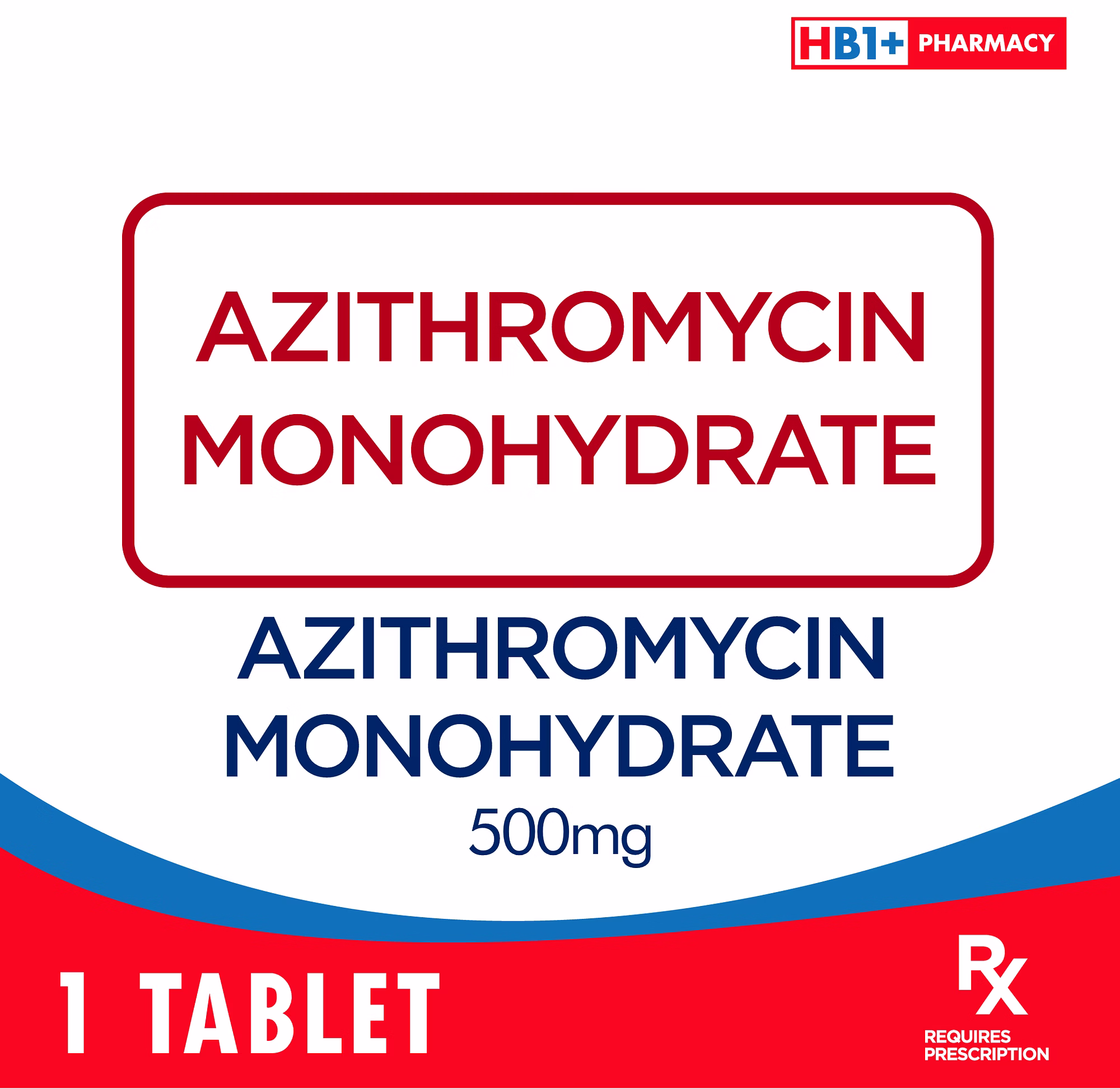 Azithromycin Monohydrate 500mg Tablet - | Palawan Mall