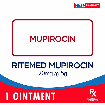 Ritemed Mupirocin 20mg /g 5G Ointment - | Palawan Mall