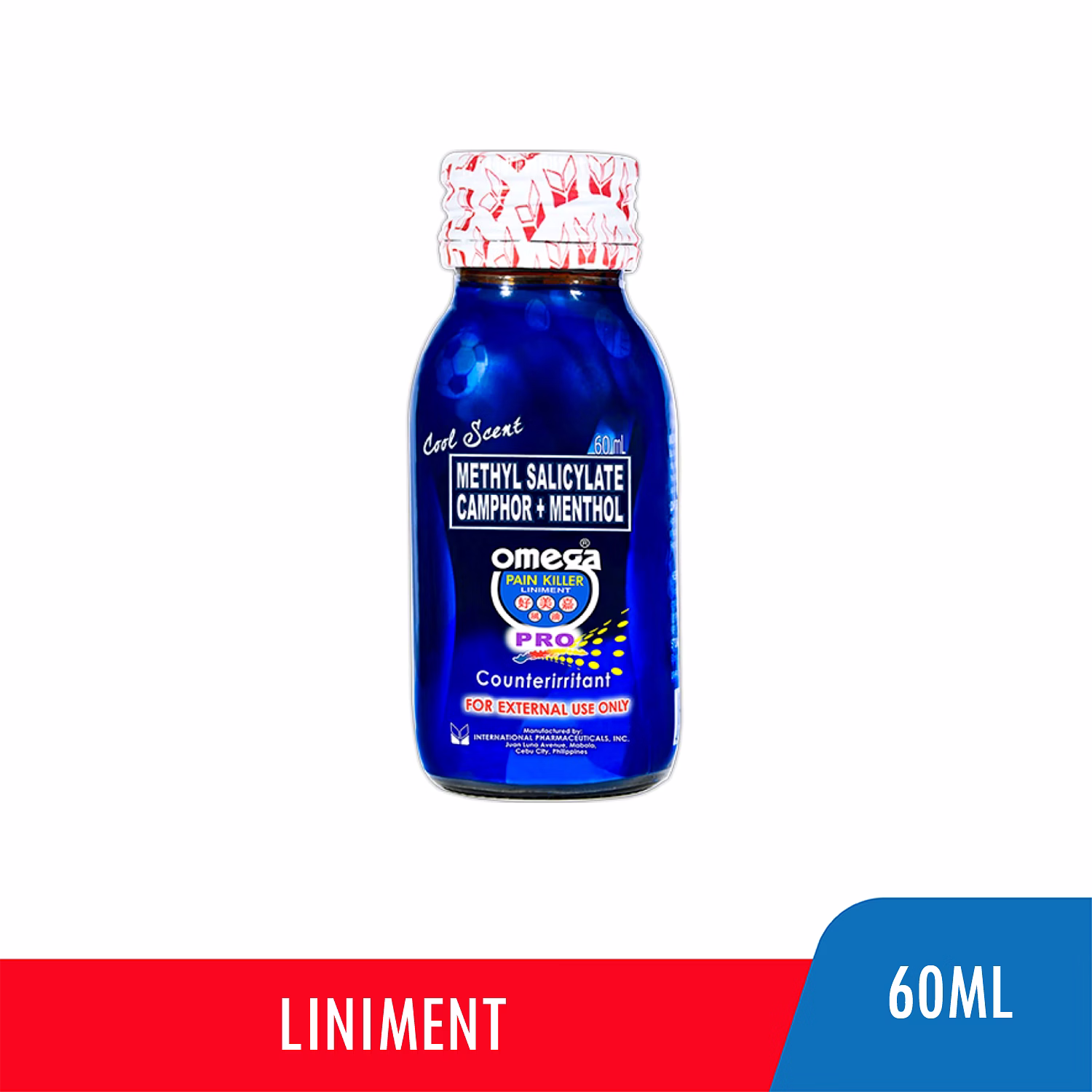 Omega Pain Killer Liniment Pro Counterirritant 60ml - | Palawan Mall