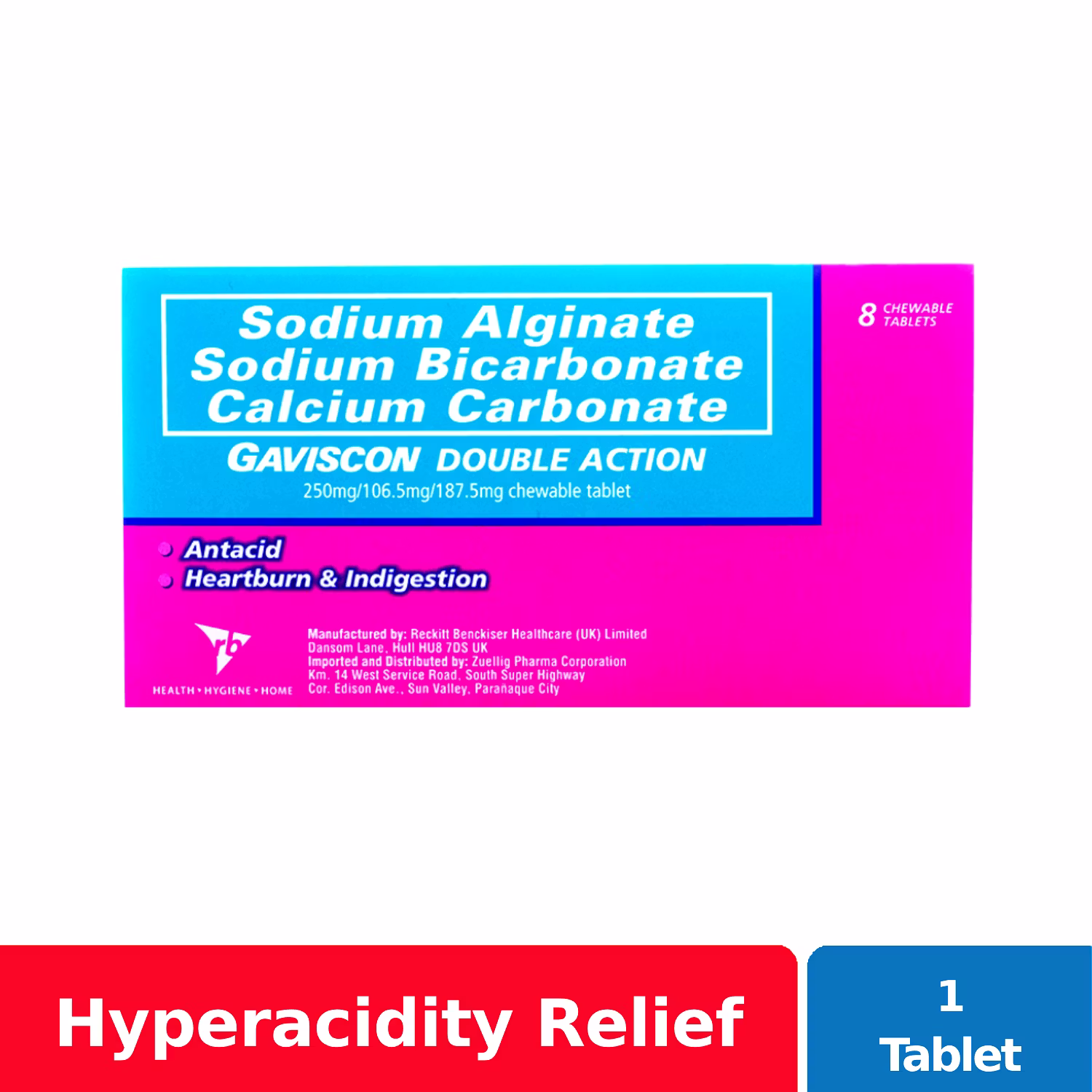 Gaviscon Double Action Tablet - | Palawan Mall