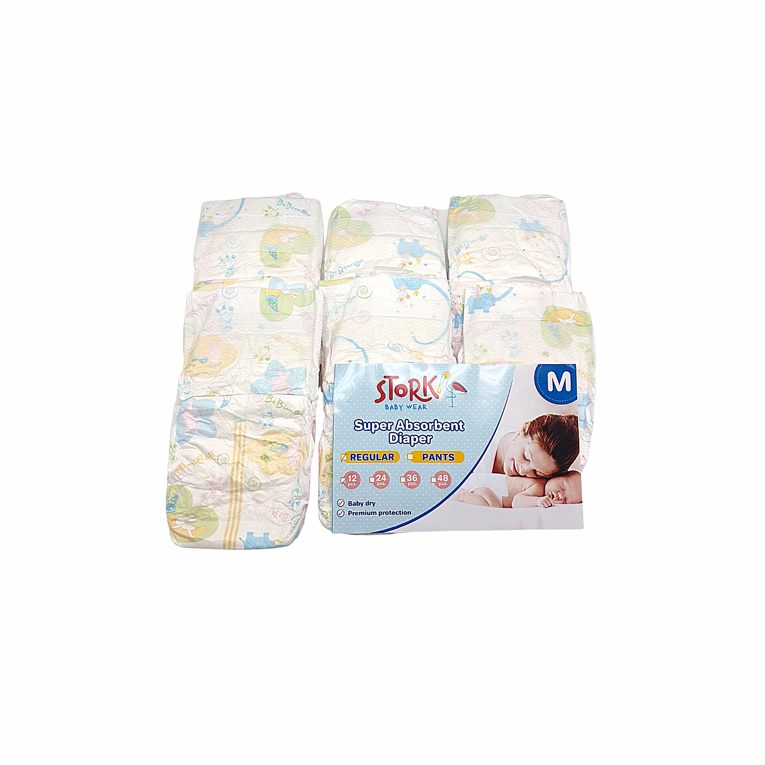 Stork Disposable Diaper - 12Pcs | Tagum Mall