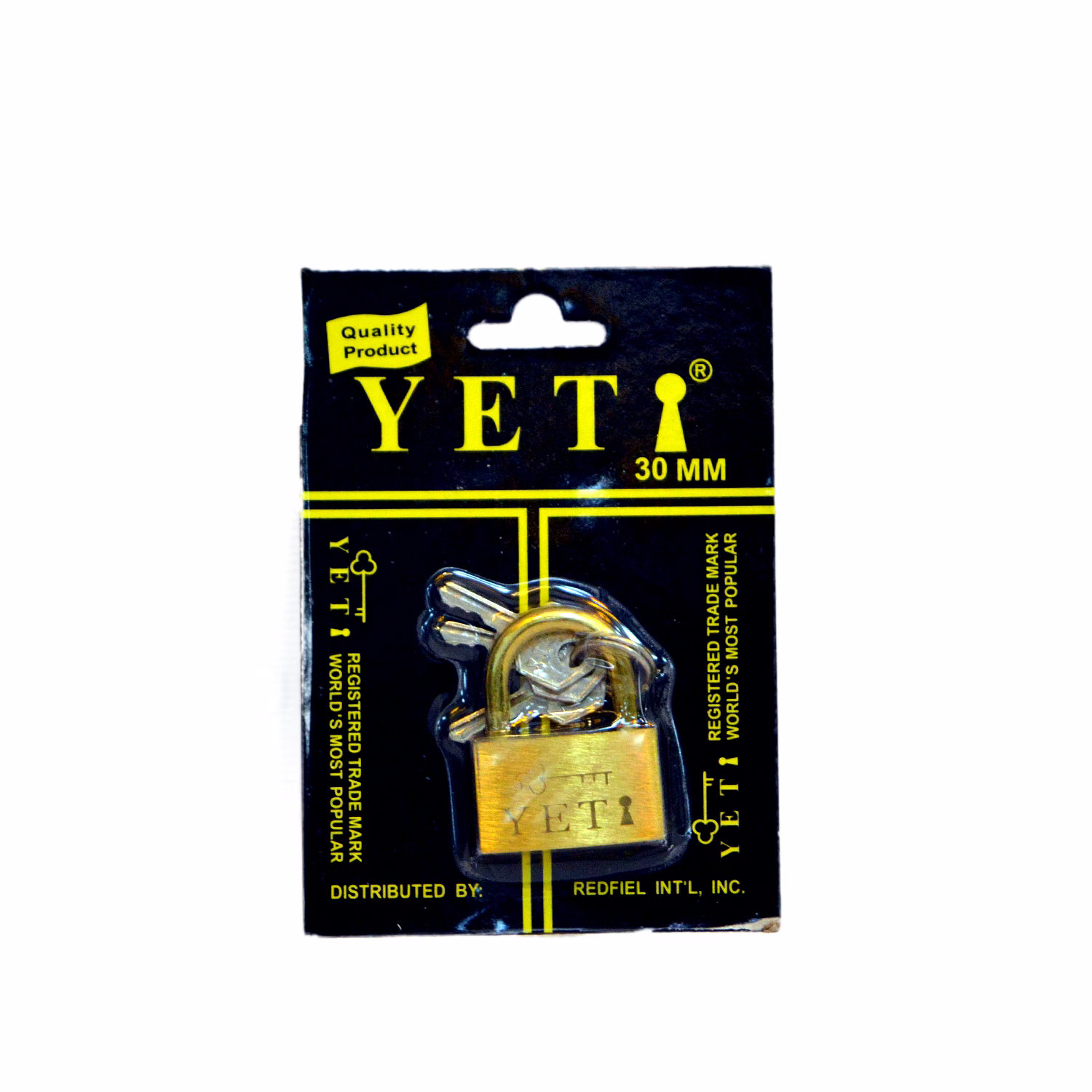 Yeti Padlock Brass Plated - 20mm | Tagum Mall