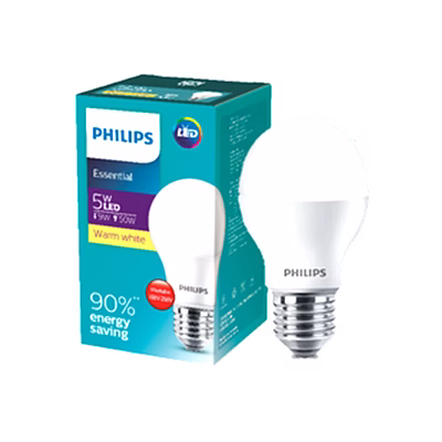 Philips ESL Led Bulb E27 - 5w, WW | Tagum Mall