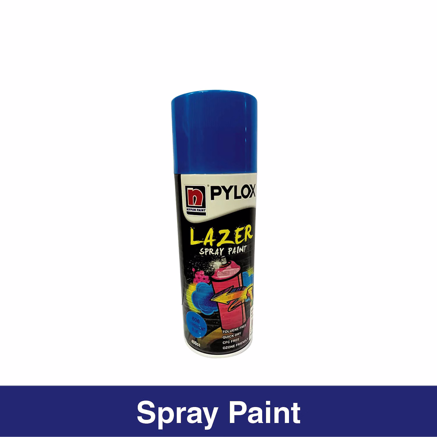 Pylox Lazer Spray Paint Flourescent - Blue | Tagum Mall