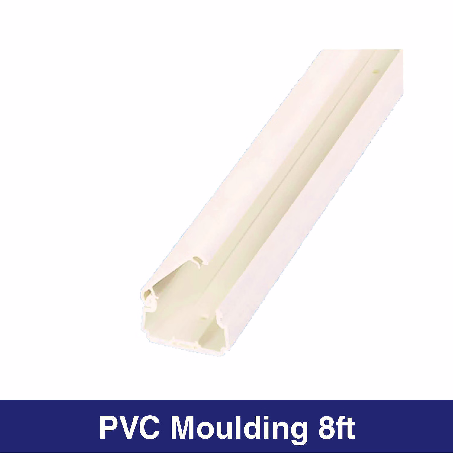 PVC Moulding White 8ft - 1/2 | Tagum Mall