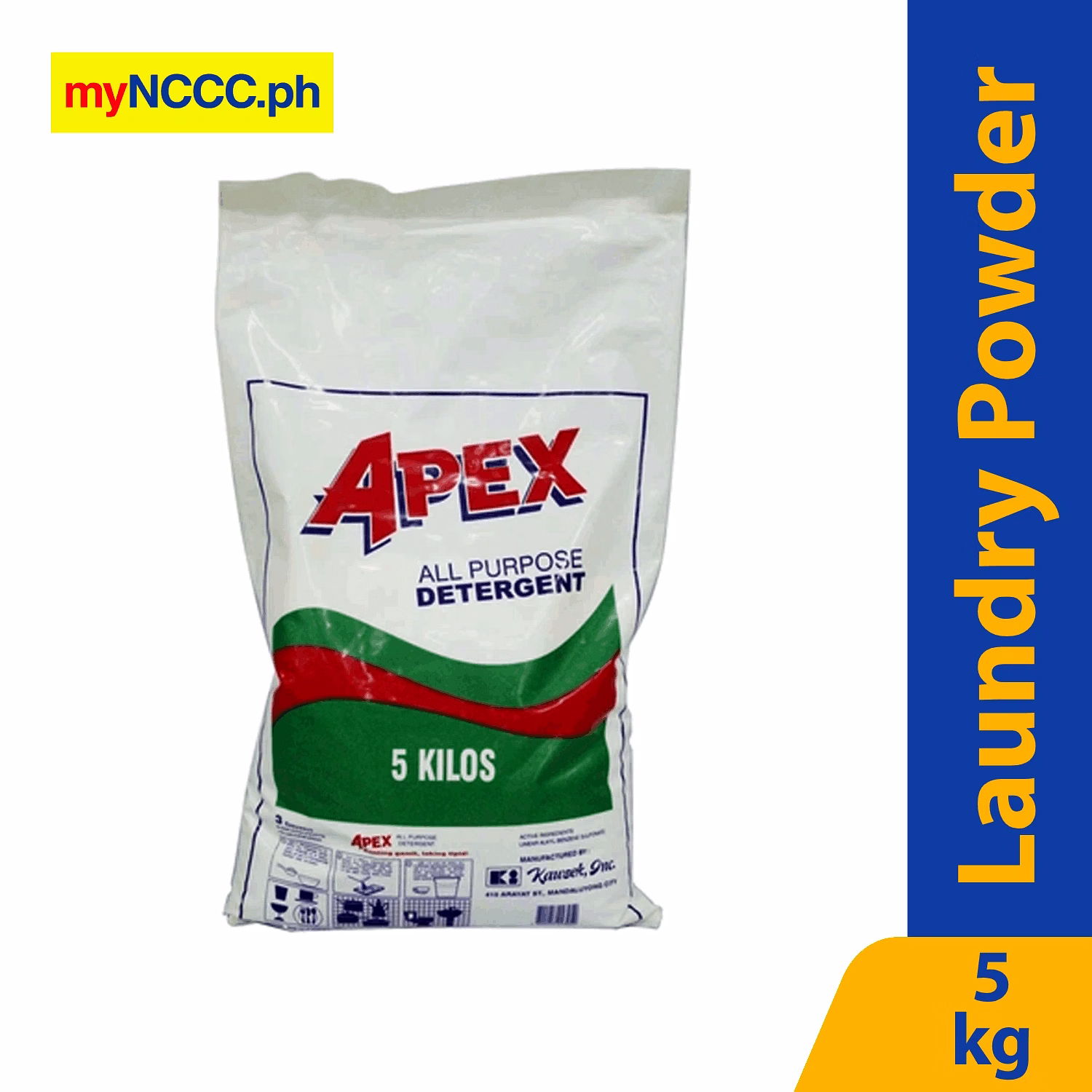 Apex All Purpose Detergent Powder 5kg - | Palawan Mall