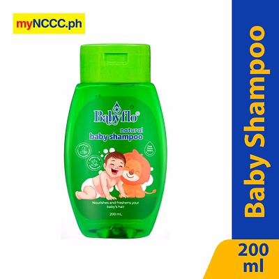 Babyflo Baby Shampoo Natural Green 200ml - | Palawan Mall