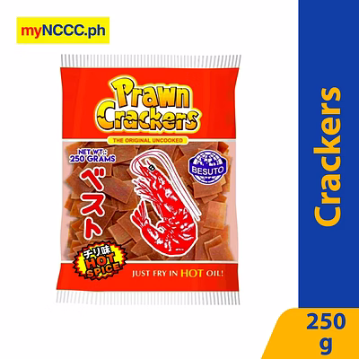 Besuto Prawn Crackers Hot Spice 250g - | Palawan Mall