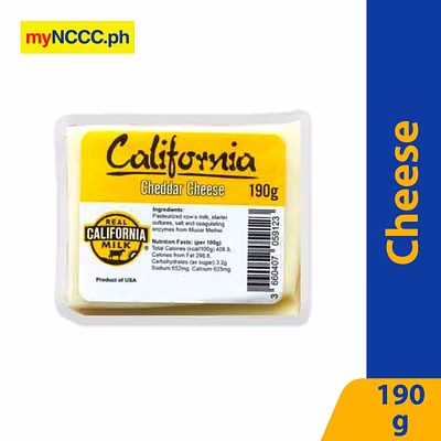 California Cheddar Cheese Portion 190g - | Palawan Mall