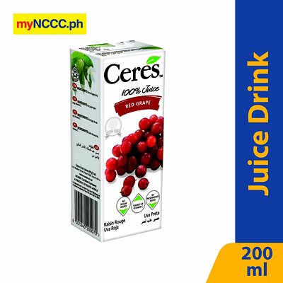 Ceres Fruit Juice Red Grape 200ml - | Palawan Mall