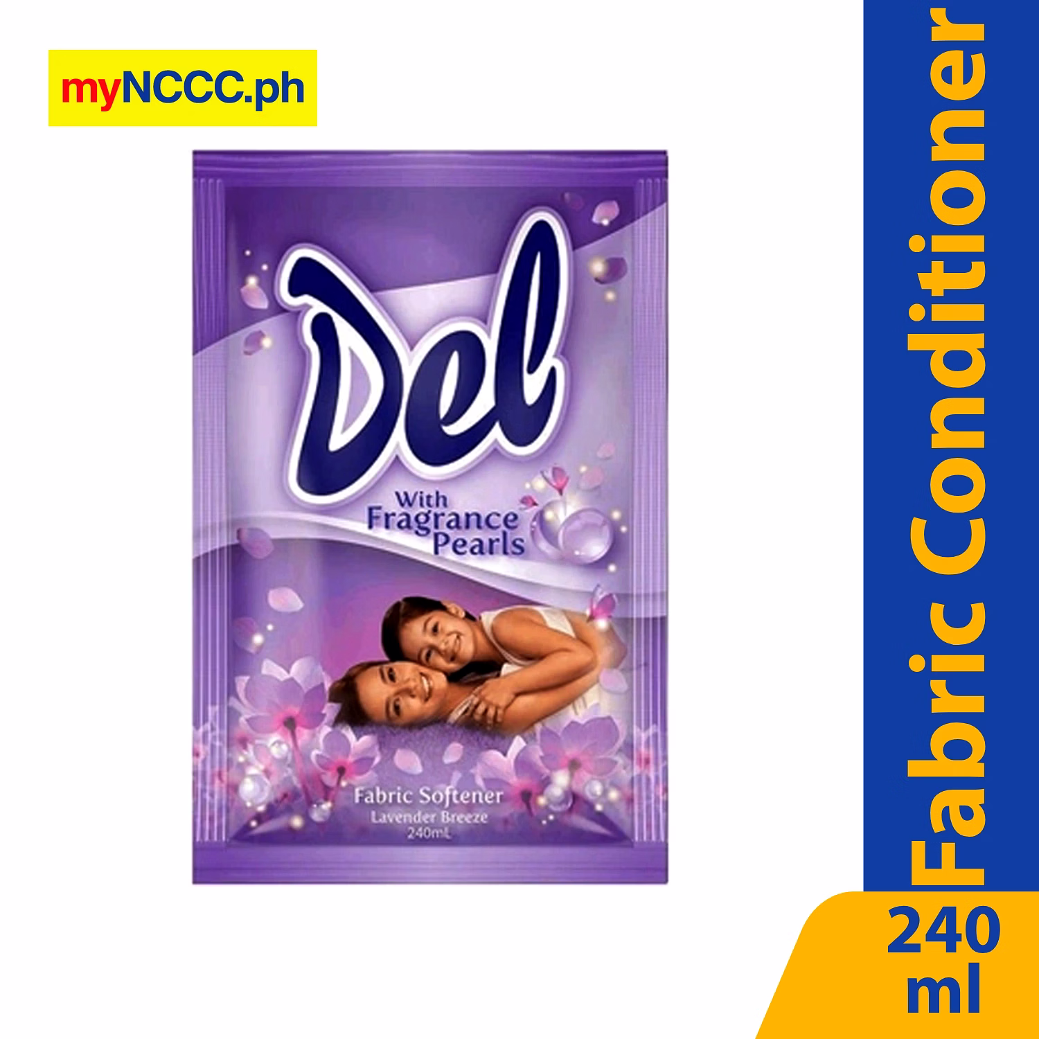 Del Fabric Softener Lavender Breeze 240ml Stand-up Pouch - | Palawan Mall