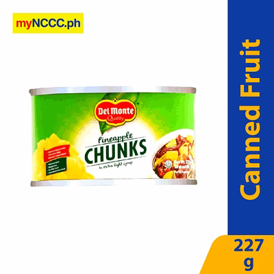 Del Monte Pineapple Chunks Flat 227g - | Palawan Mall