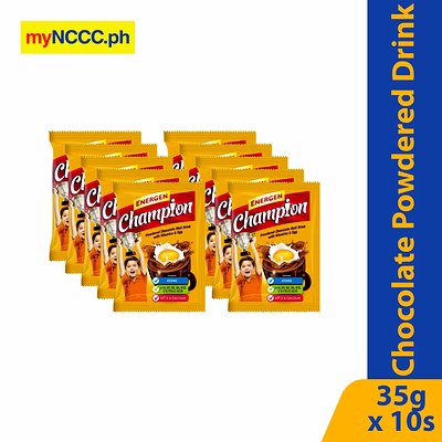 Energen Champion Powdered Chocolate Malt Drink with Vitamins and Egg ...