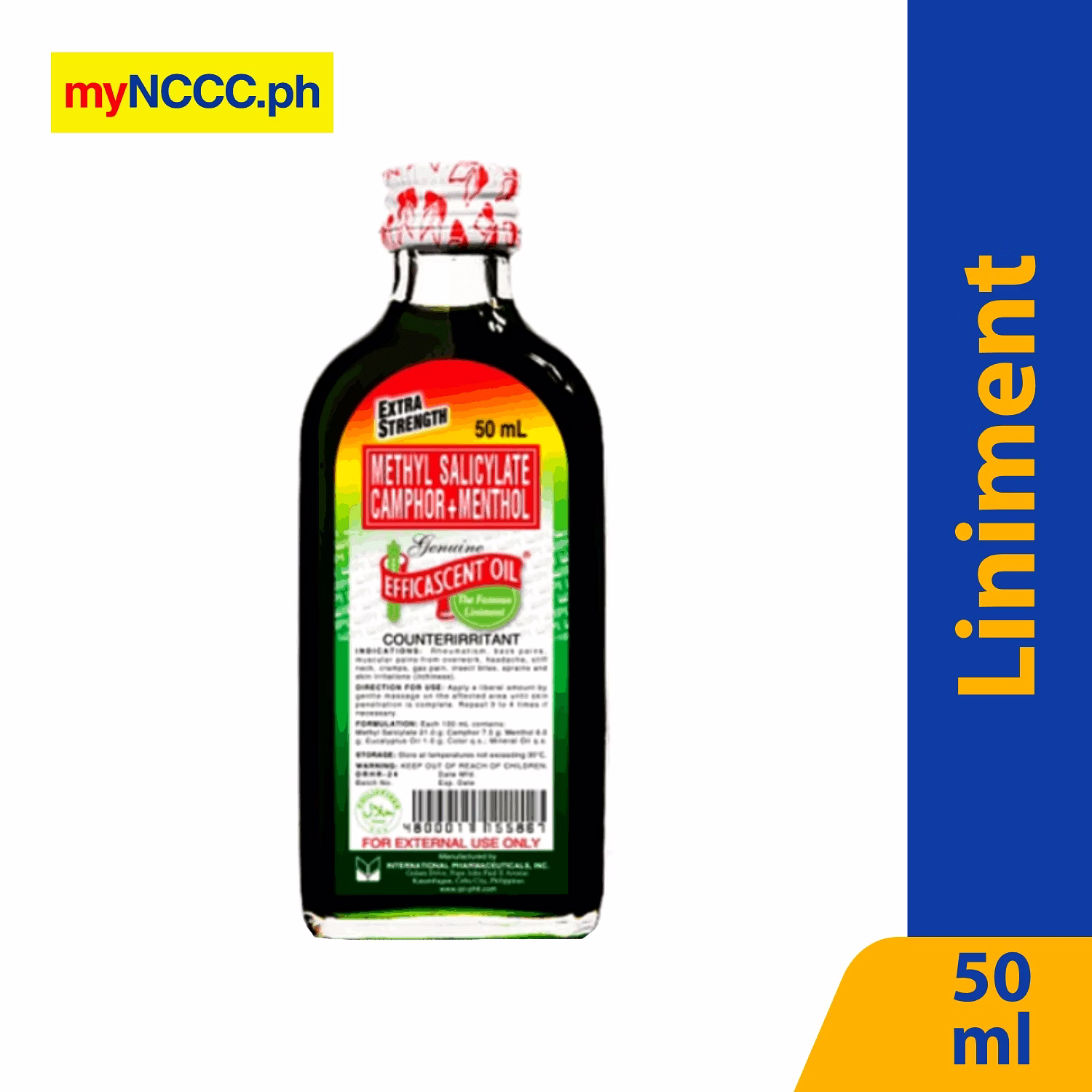 Genuine Efficascent Oil Extra Strength 50ml - | Palawan Mall