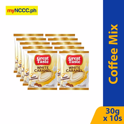 Great Taste Coffee Mix White Caramel with Cream Caramel Sachet 30gx10s ...