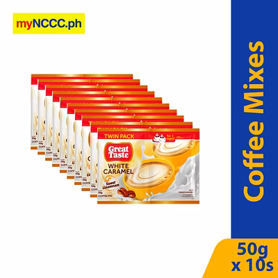Great Taste Coffee Mix White Caramel with Cream Caramel Twin Pack ...