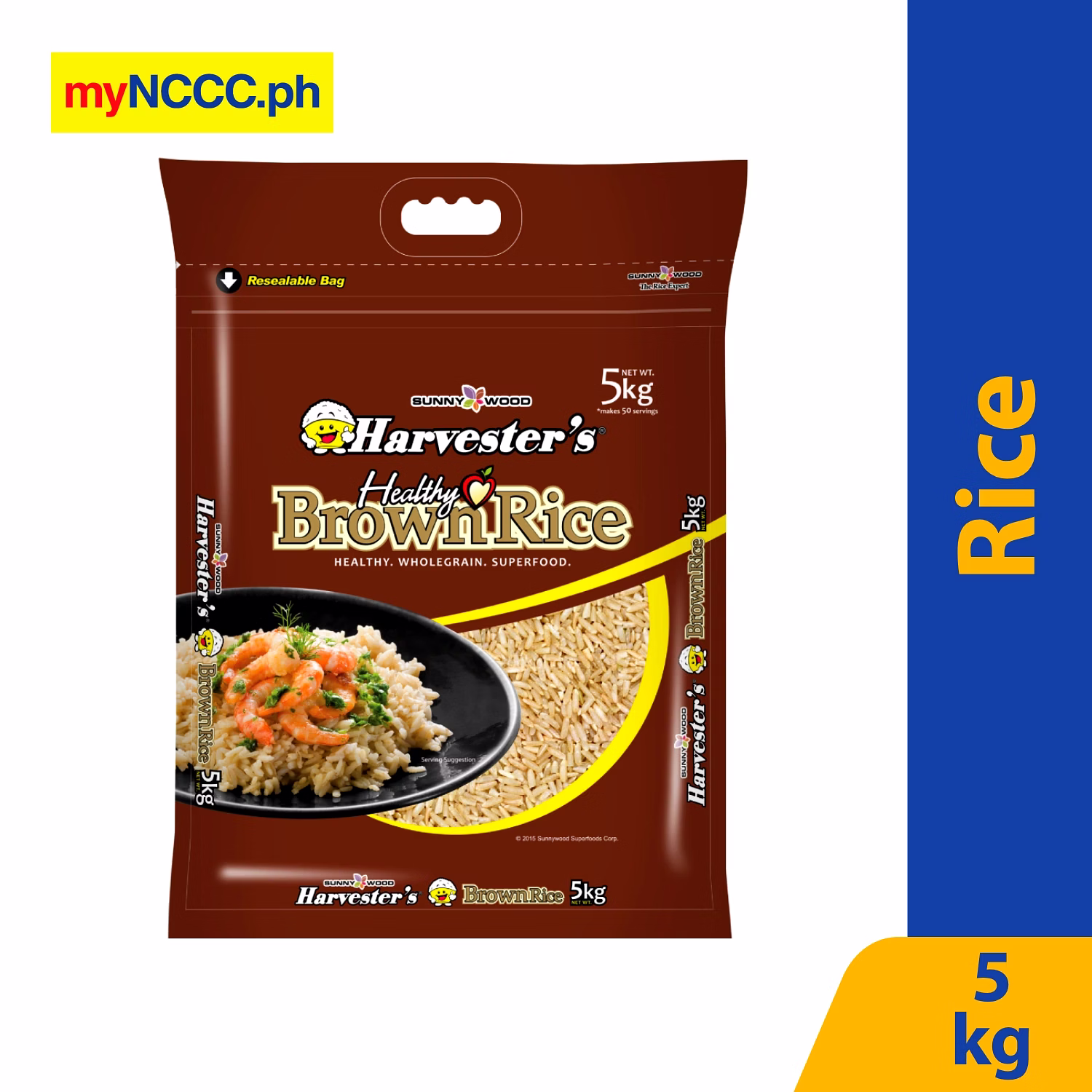 Harvesters Brown Rice 5kg - | Palawan Mall